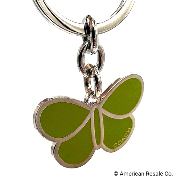 Coach | Accessories | Rare Coach Butterfly Keychain Fob Purse Charm In ...